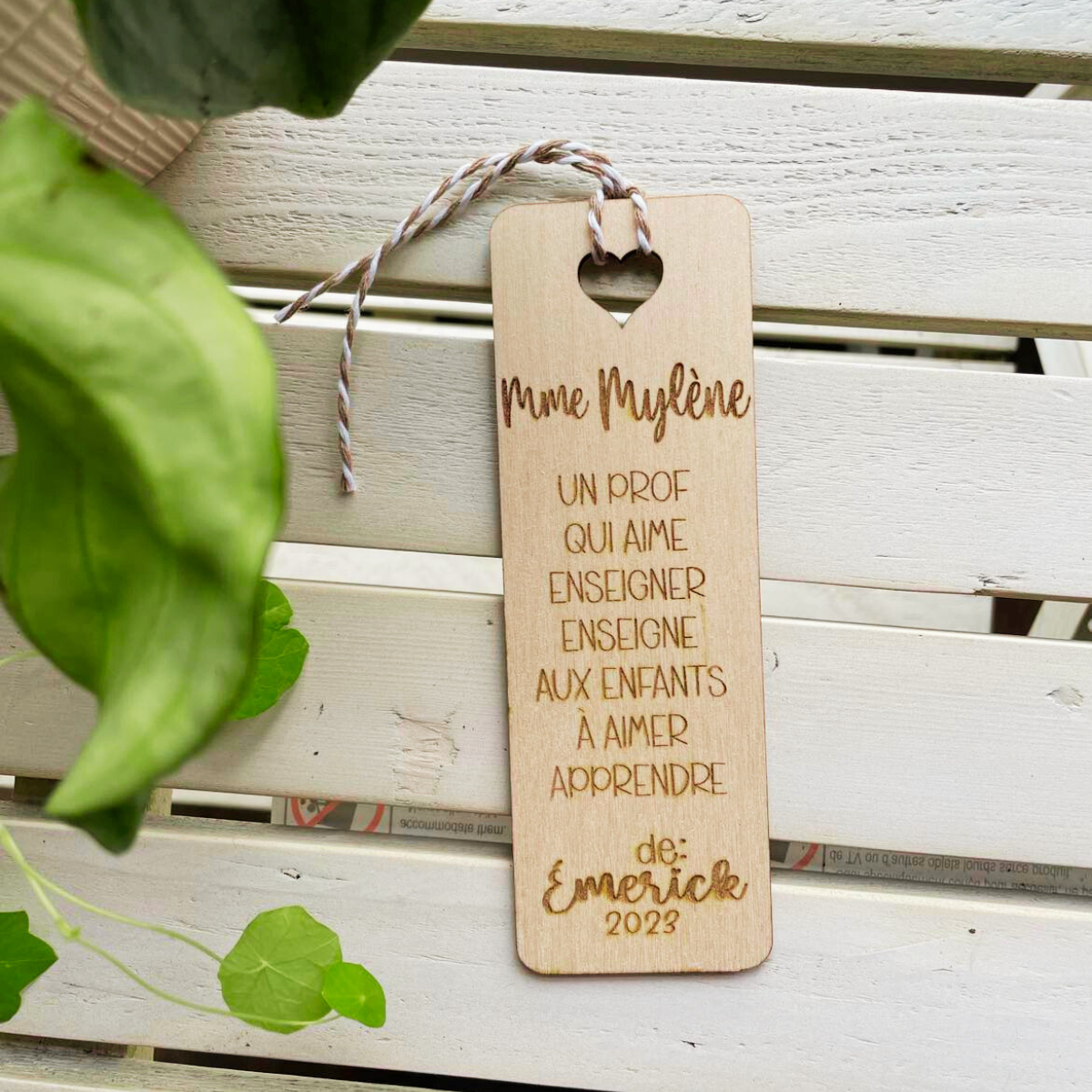 SIGNET AVEC COEUR. - FIN D'ANNÉE SCOLAIRE – ECO-CADO